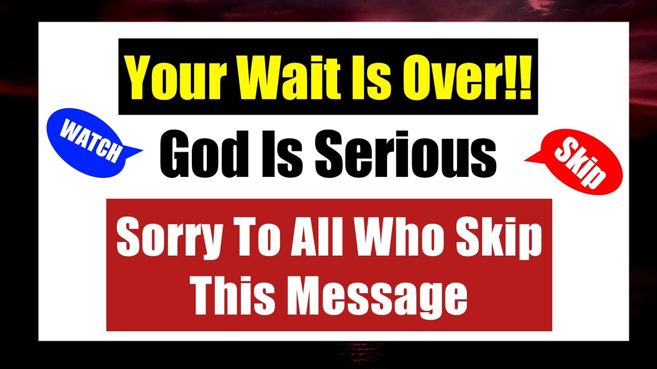 God say | Sorry To All, God Is Serious!! | Gods message today | God ...