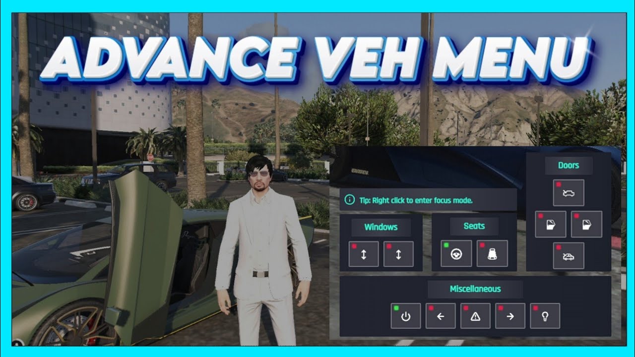NO PIXEL INSPIRED VEH MENU *FREE* | FiveM Roleplay Scripts | FiveM Tutorial 2024 | MJ ...