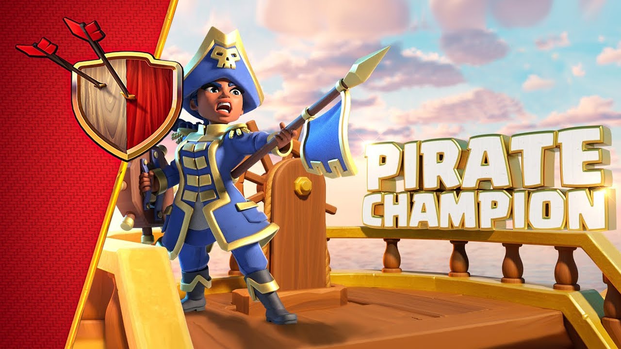 Fear PIRATE CHAMPION's Spear! Clash of Clans Season Challenges - YouTube