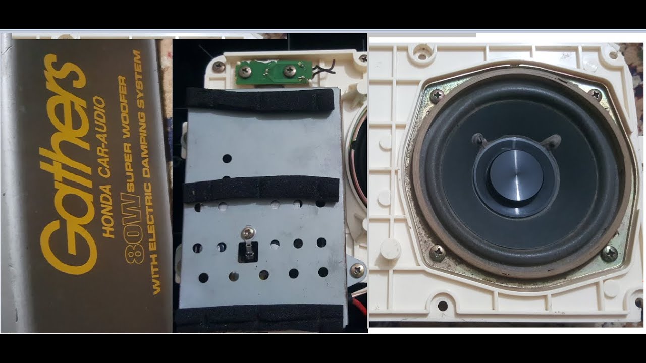 What's Inside Gathers Honda Car Audio| 80W Superwoofer | Panasonic ...