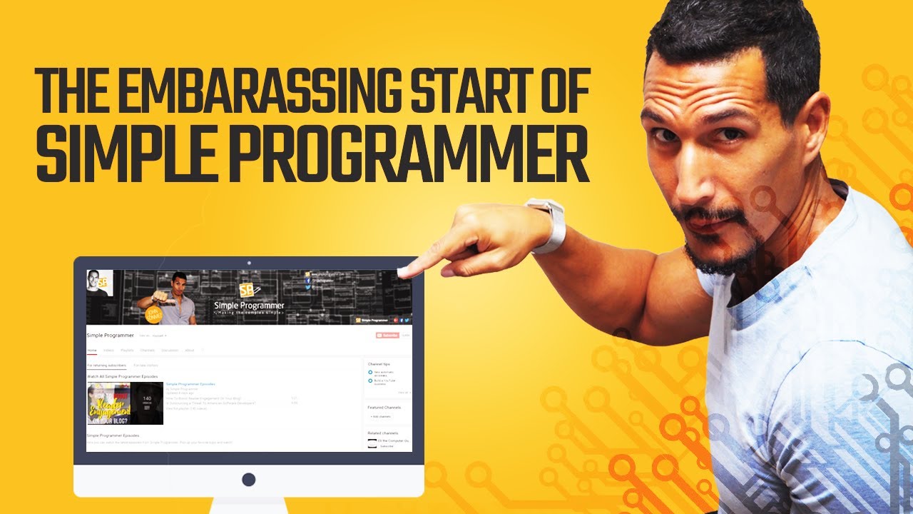 The EMBARRASSING Start Of Simple Programmer - YouTube