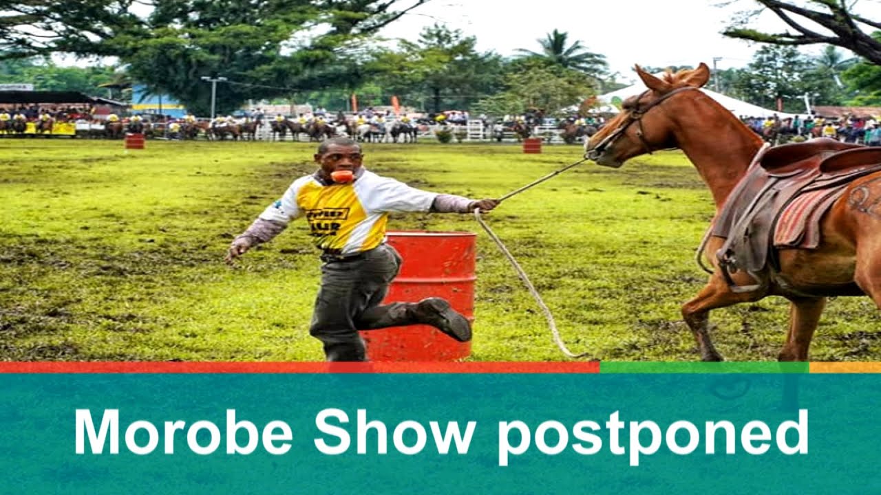 Morobe Show Postponed - YouTube