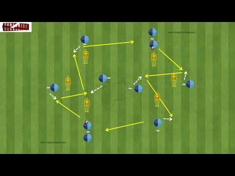Passing Patterns Soccer Drills / 6 Passing Combination Drills - YouTube