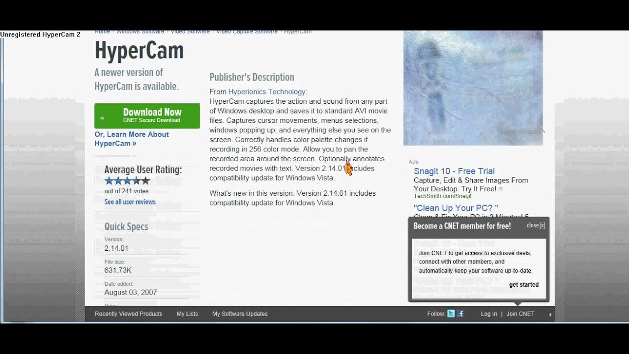 Download hypercam 2 - geracolor