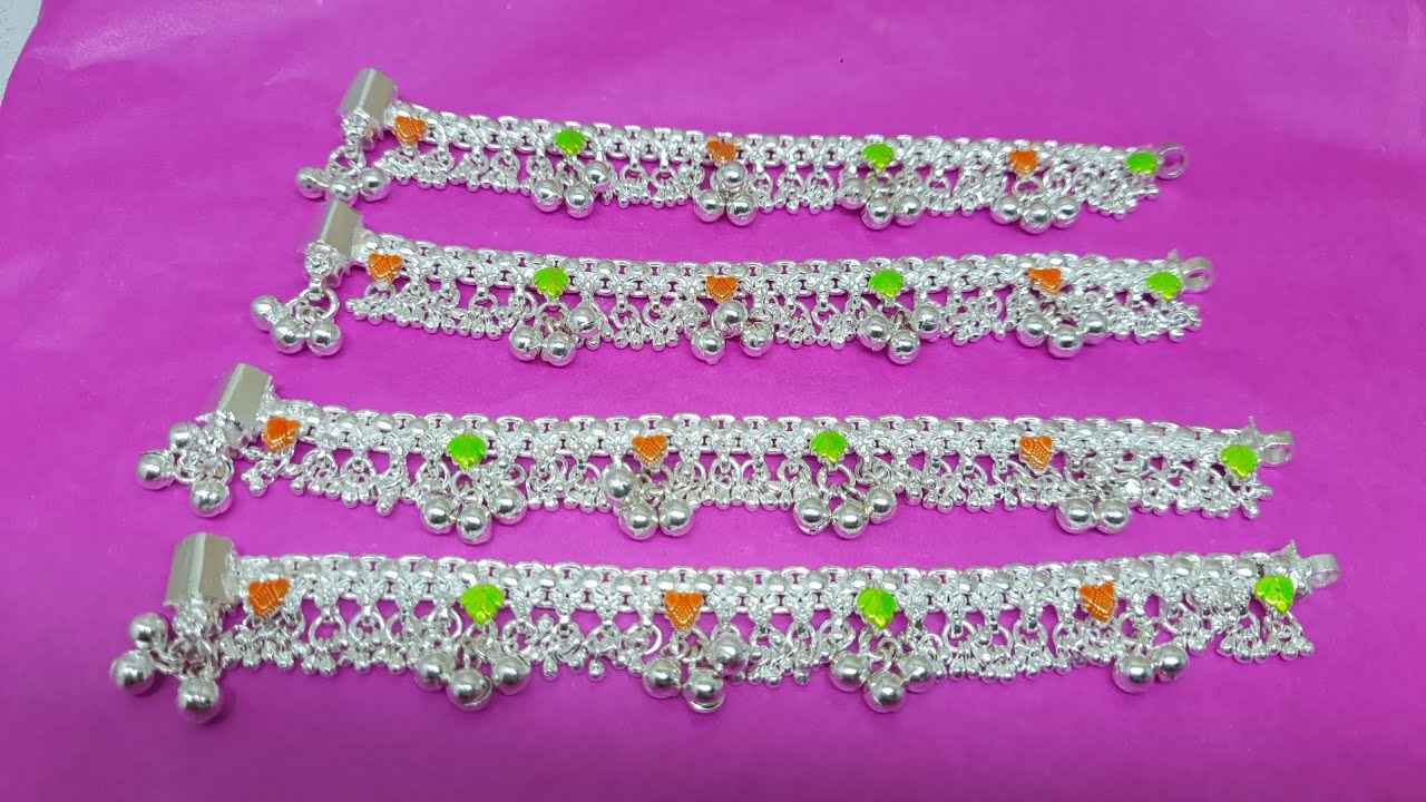 వెండి పట్టీలు ||silver models - YouTube