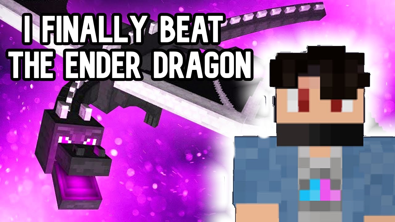 I FINALLY BEAT THE ENDER DRAGON!!! - YouTube
