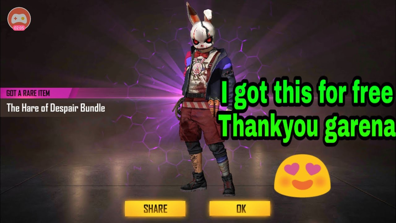 Thankyou garena freefire 😍 - YouTube