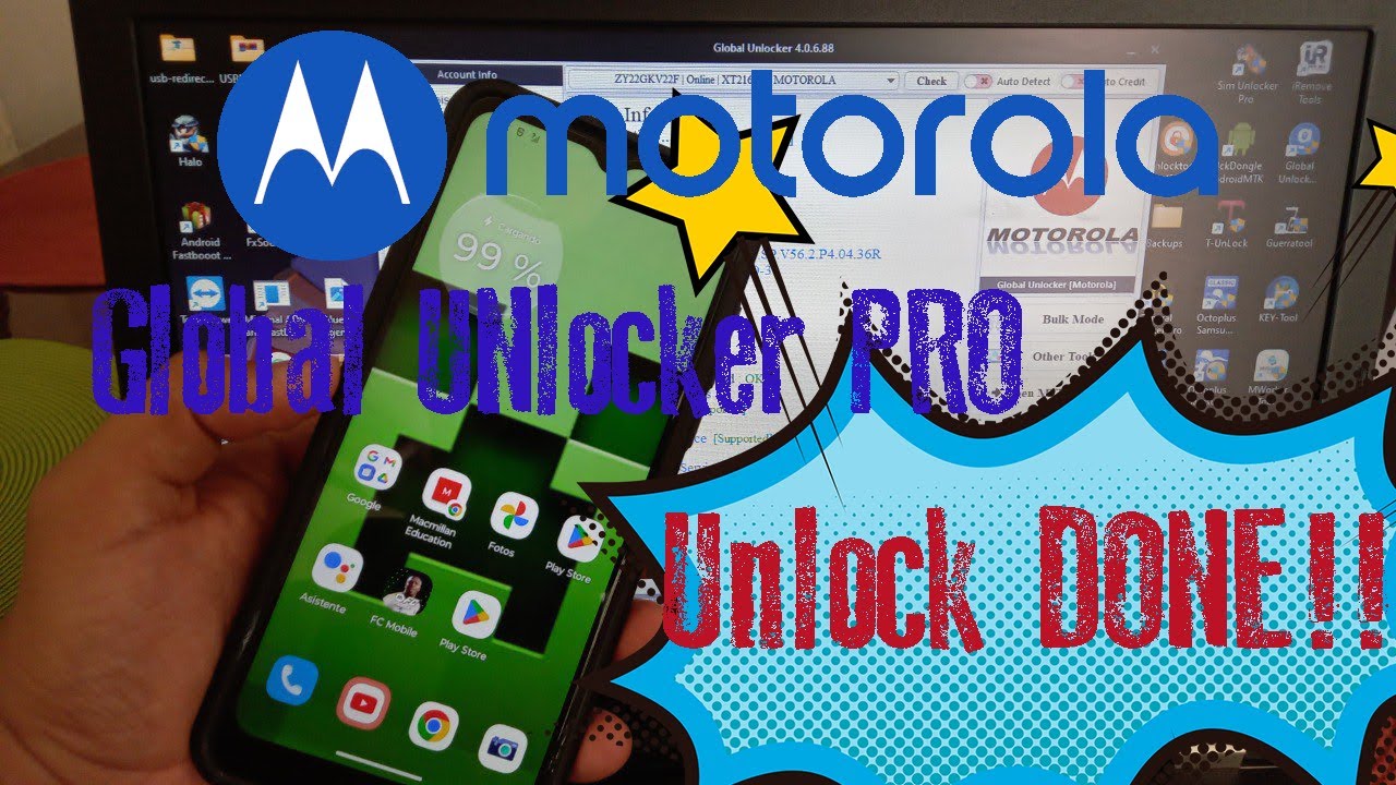 Unlock Motorola Tutorial by Global UnlockerPro - YouTube