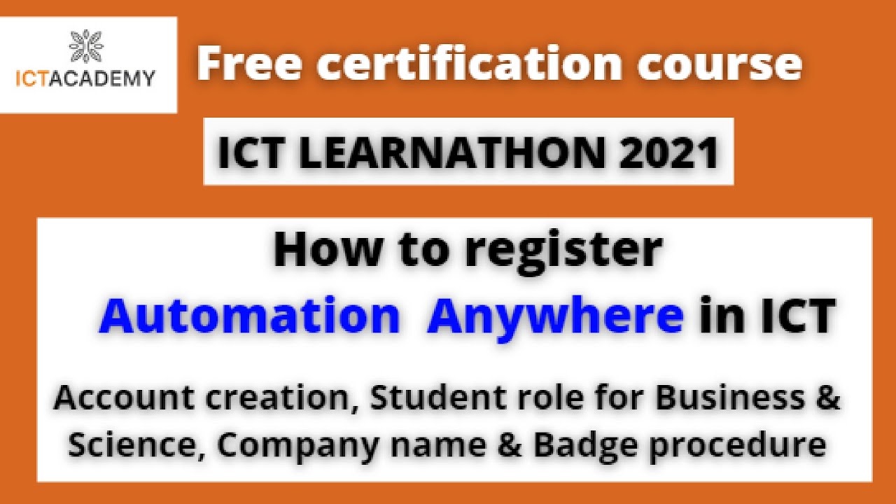 How to register Automation Anywhere course| Student role, and doubts ...