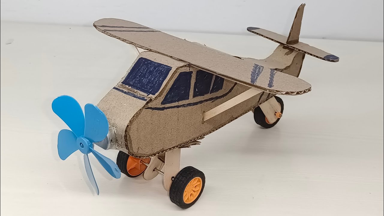 How to Make Remote Control Airplanes | Cardboard Art and Crafts| Dc ...