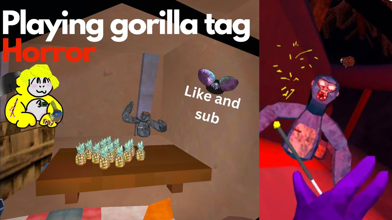 Gorilla Tag horror is..... scary! - YouTube