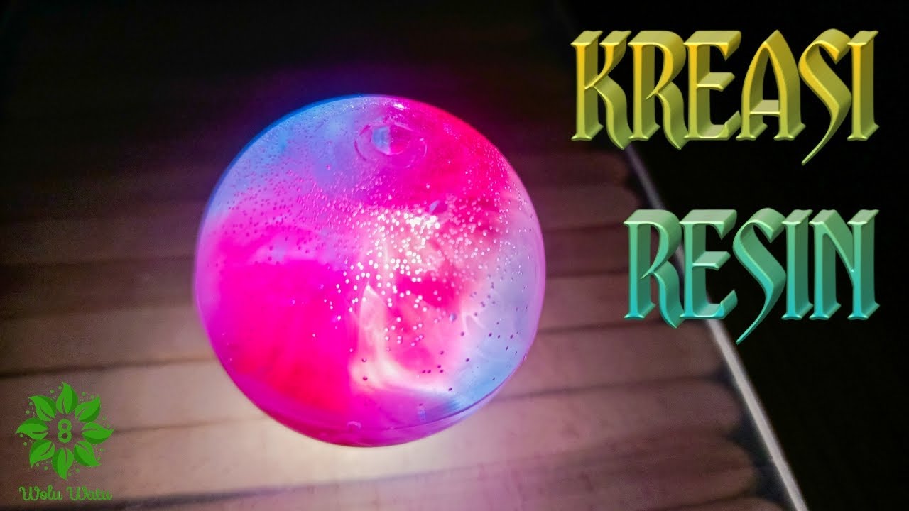 Cara Membuat Hiasan Bola Kristal Dari Resin - YouTube