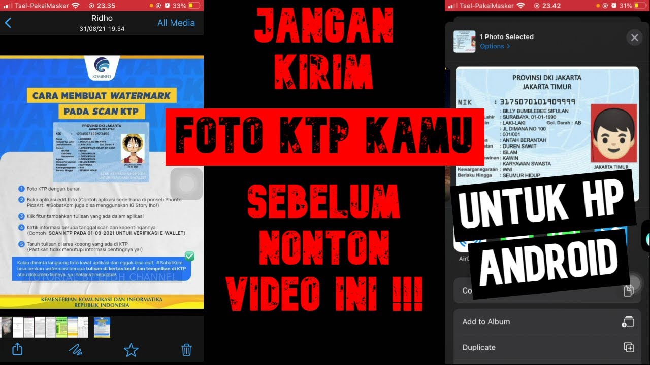 Takut KTP Disalahgunakan Pinjaman Online? Ini Cara Membuat Watermark ...