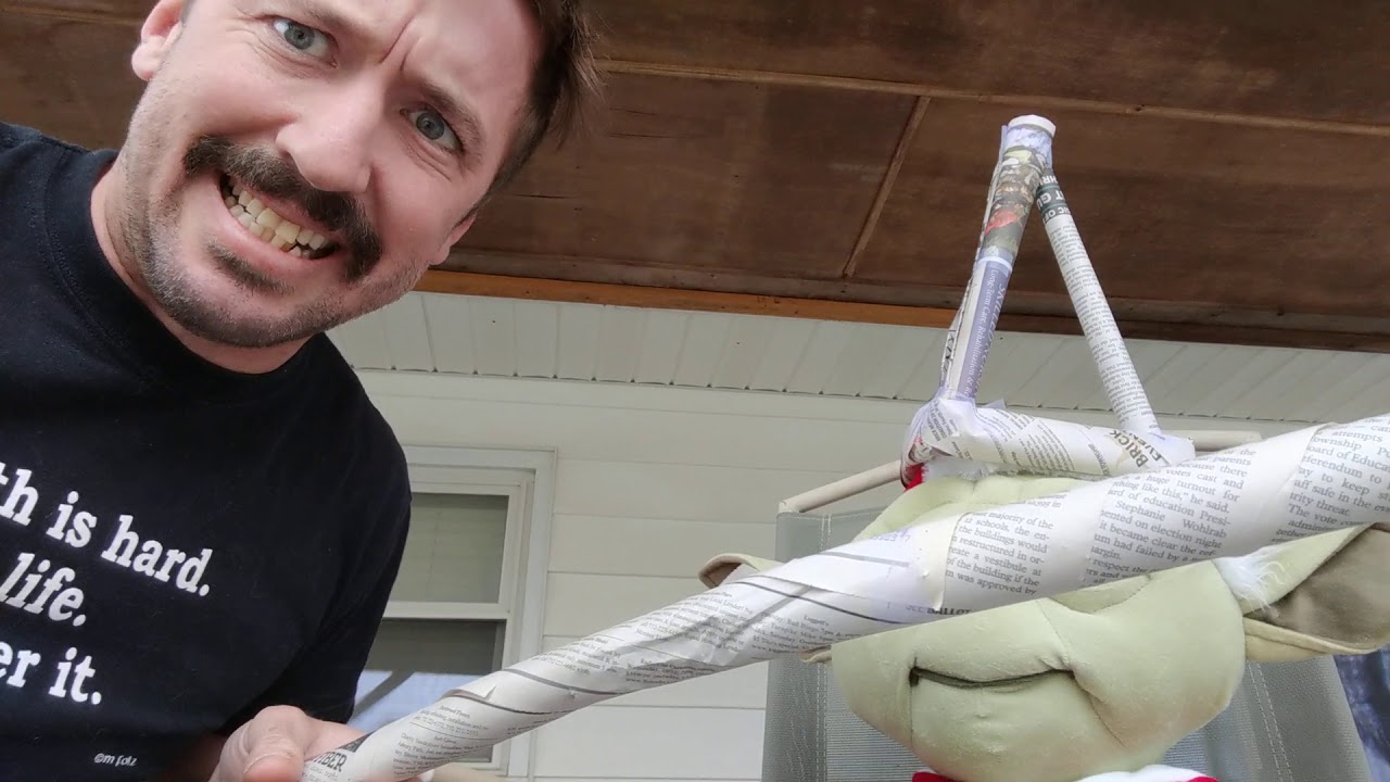 Newspaper Tower Build - YouTube