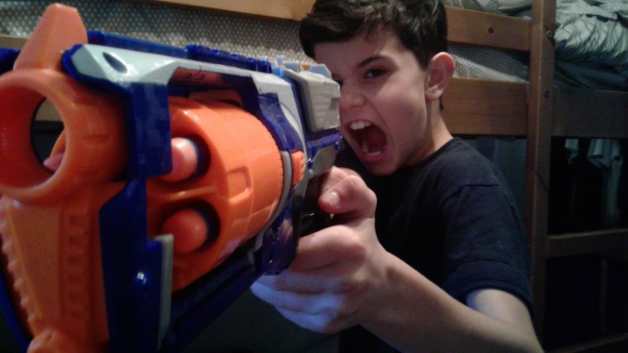 THE MIC GOT HIS FART! (Nerf Gun Trick Shots) - YouTube