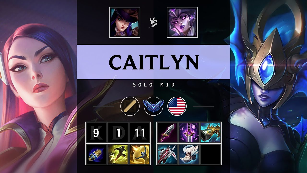 Caitlyn Mid vs Syndra - NA Diamond Patch 25.11 - YouTube
