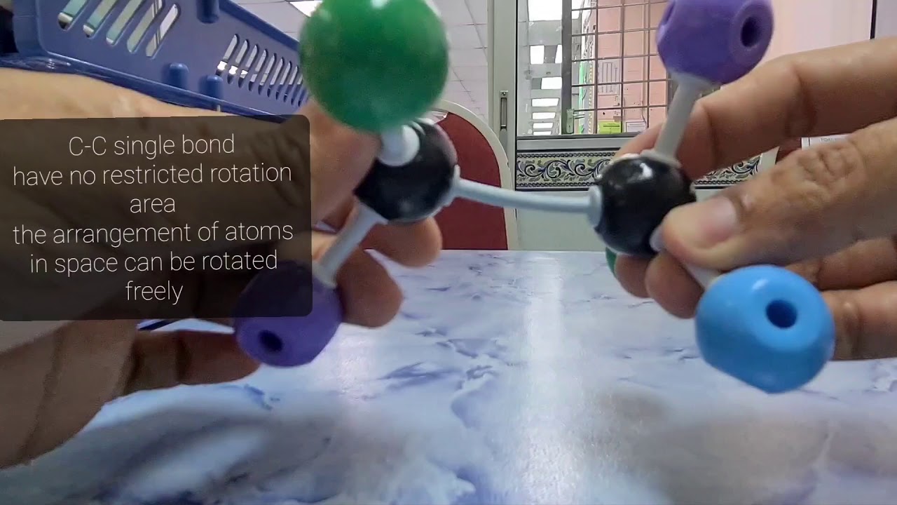 Restricted rotation in organic compounds - YouTube