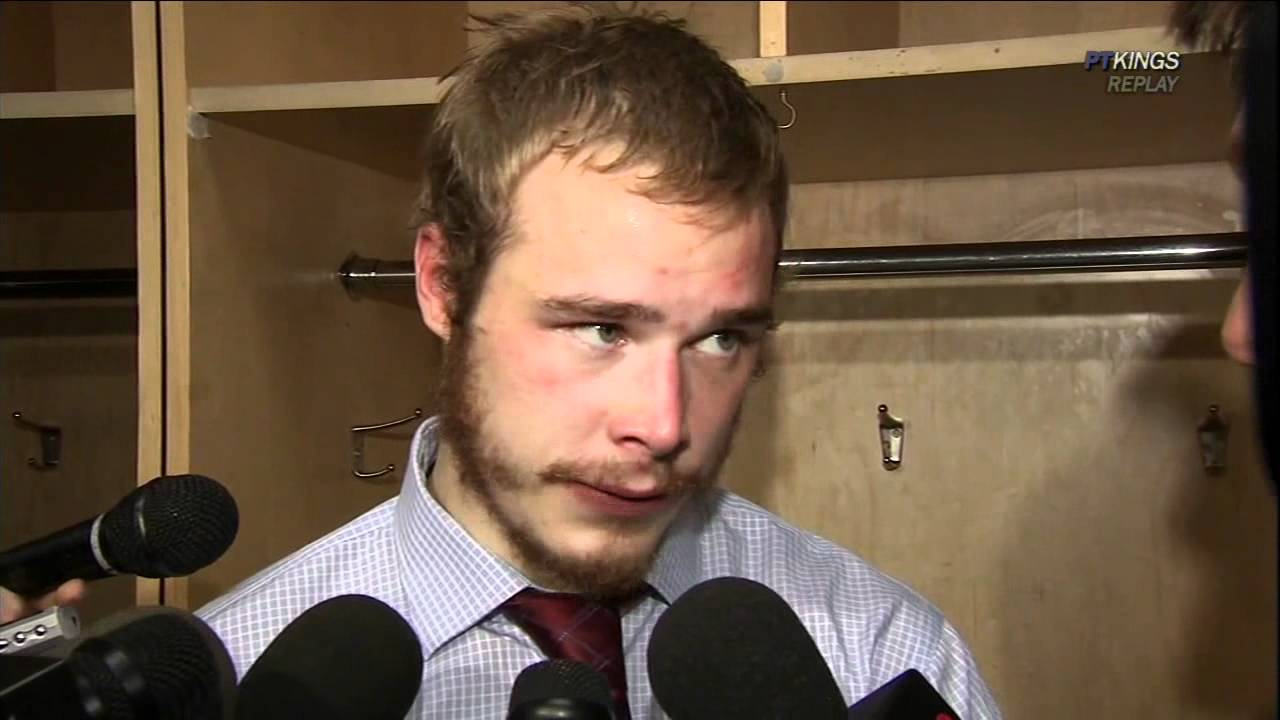 Dustin Brown post game interview. LA Kings vs New Jersey Devils Stanley ...