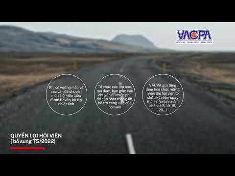 Con đường trở thành Hội viên VACPA