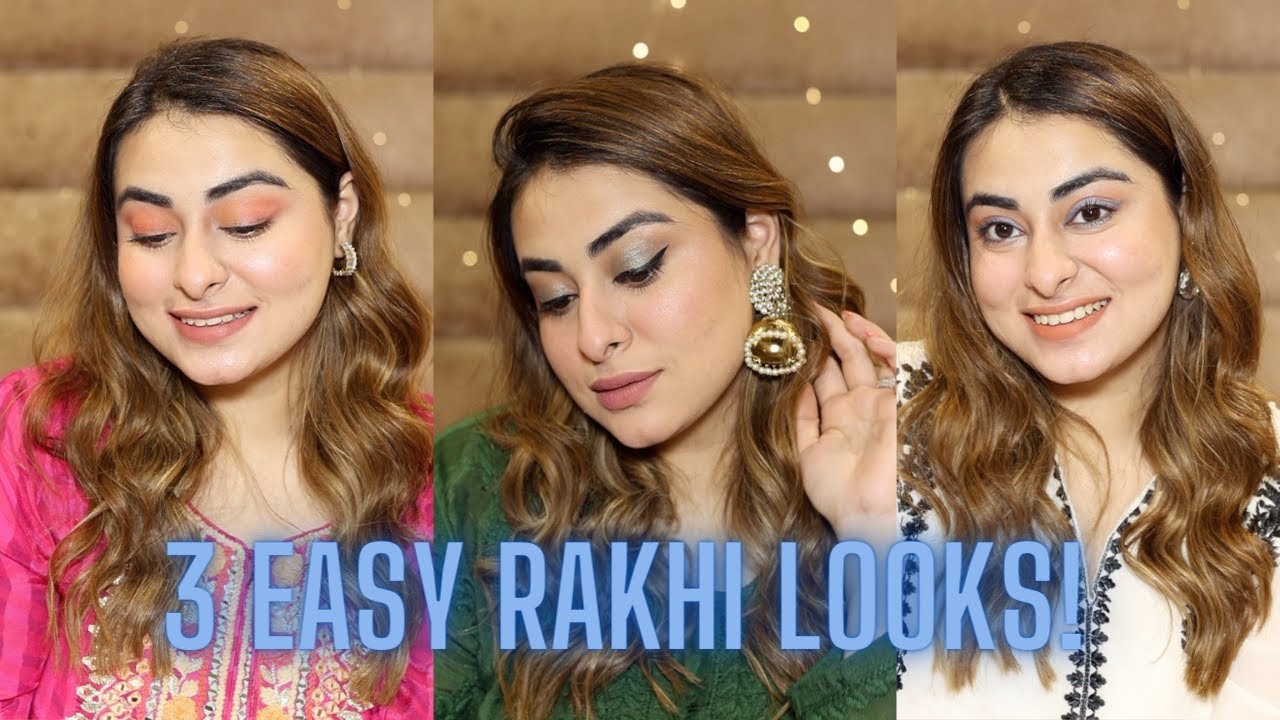 3 Easy Makeup looks for Rakhi ft Amazon - YouTube