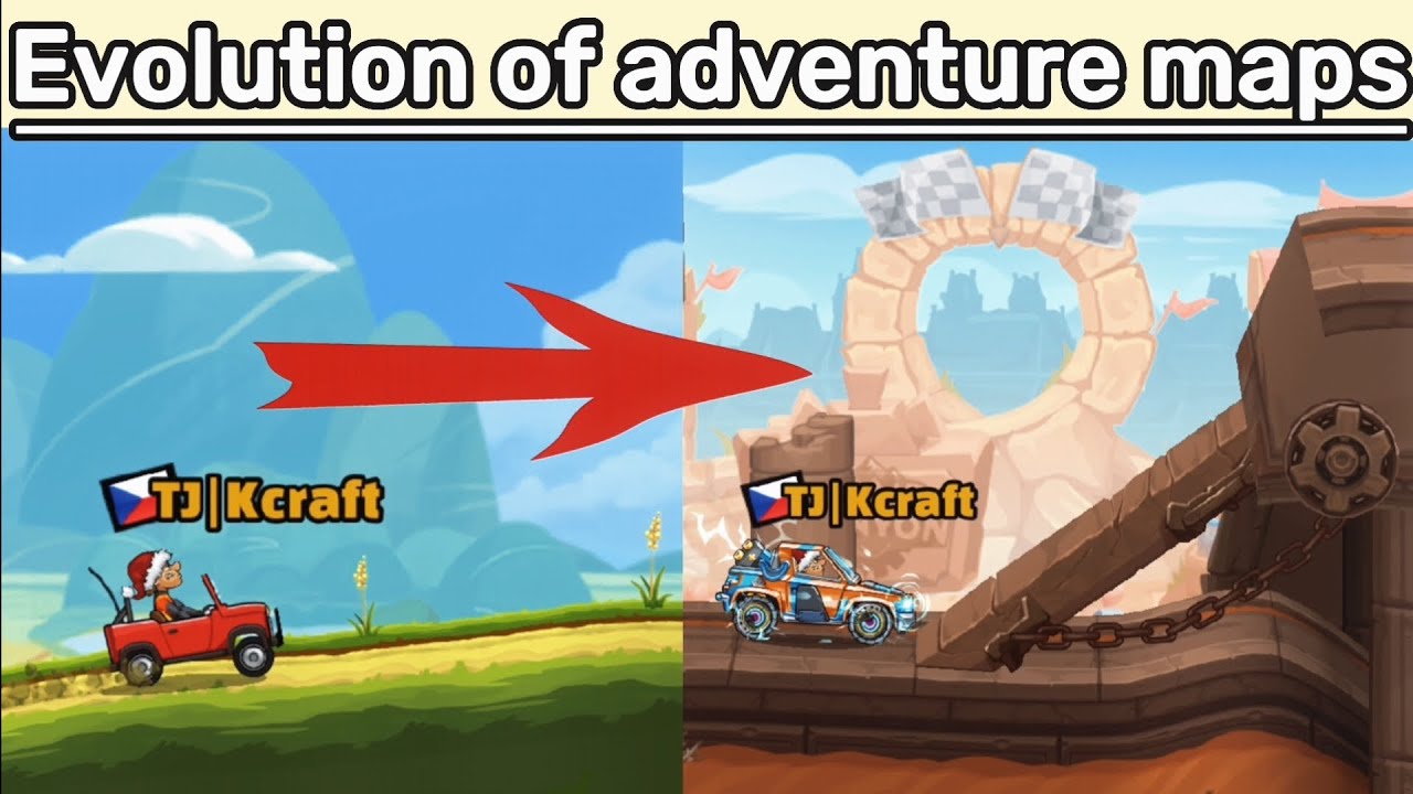 Evolution of adventure maps | Hcr2 - YouTube