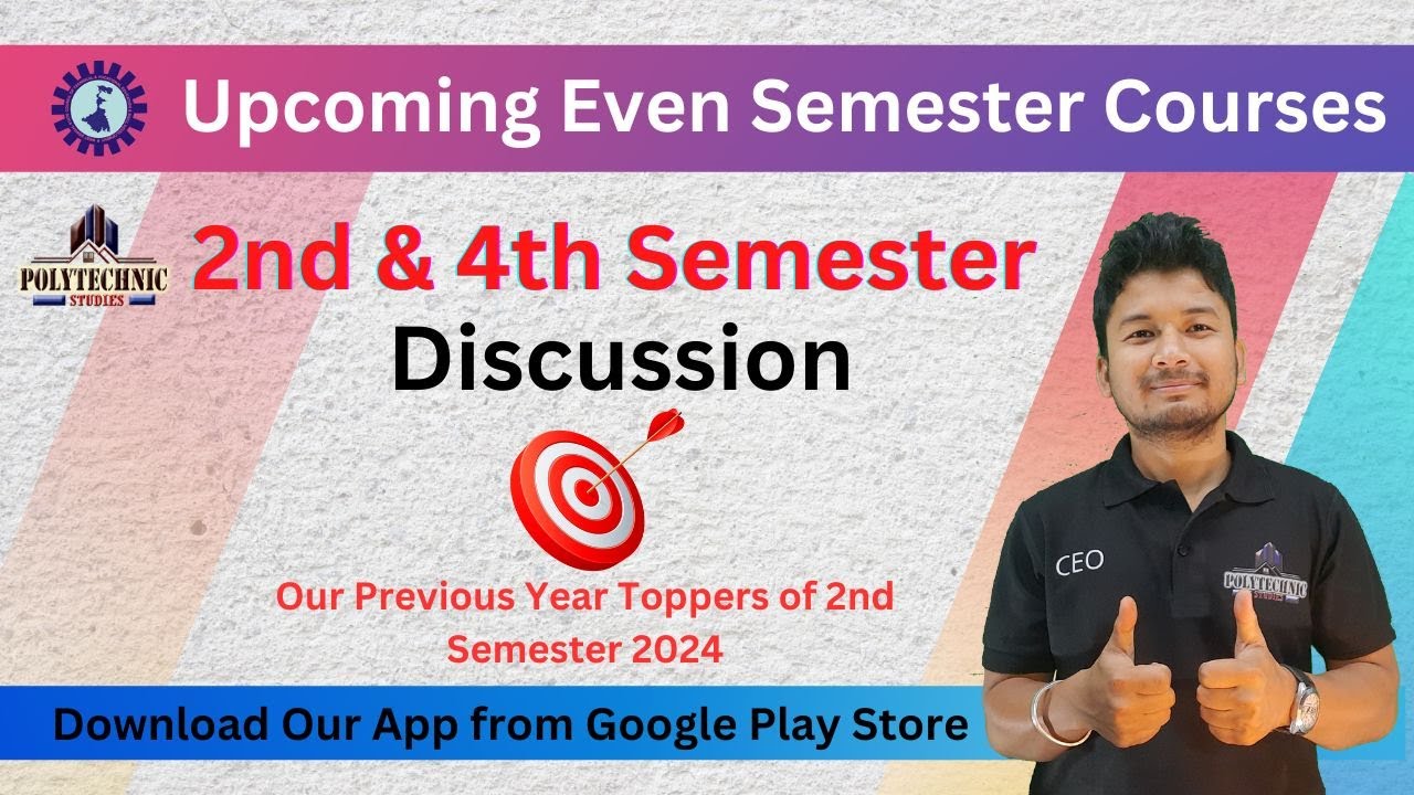2nd & 4th Semester Batch Discussion | Polytechnic Studies | RK Sir - YouTube