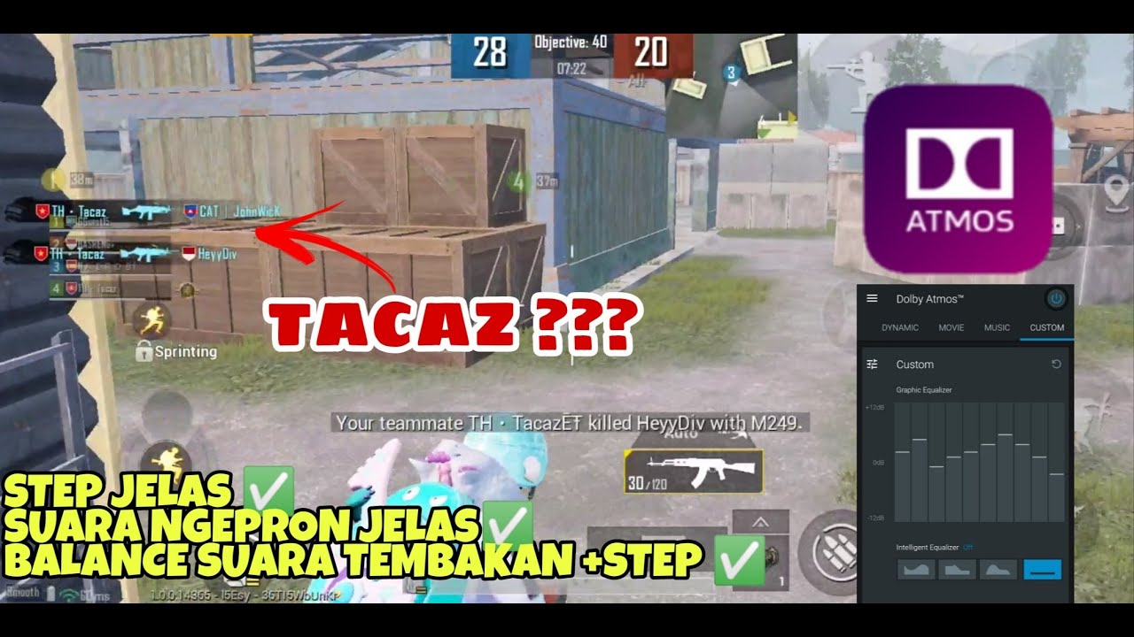 Cara setting dolby atmos untuk pubg mobile with tacaz ? pocophone F1 ...