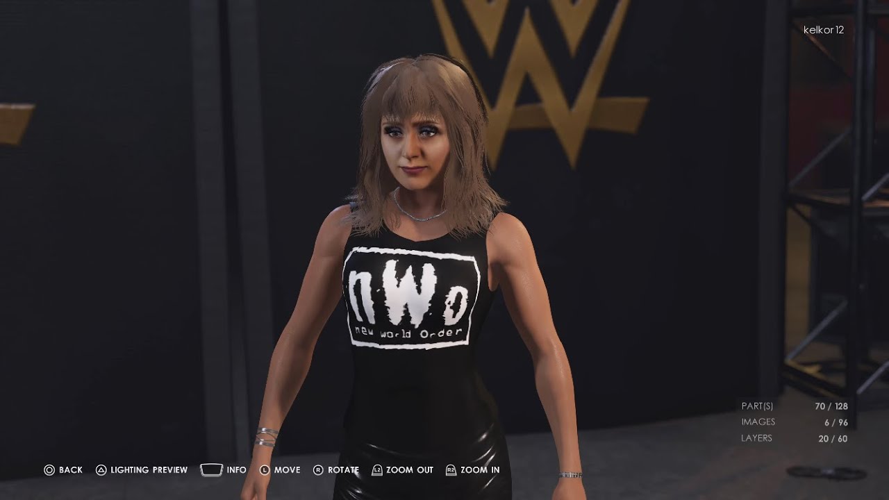 WWE 2K22 Miss Elizabeth NWO by Kelkor12 - YouTube