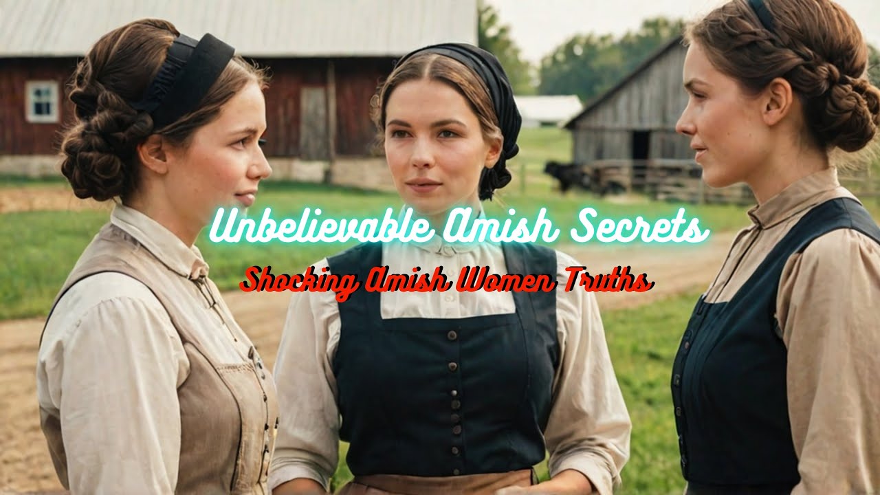 15 Secrets Amish Women Keep From The Outside World - YouTube