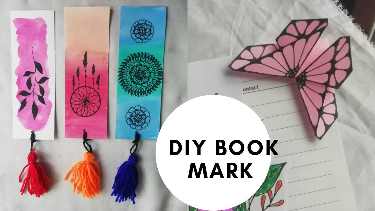 DIY Bookmark |craft station | - YouTube