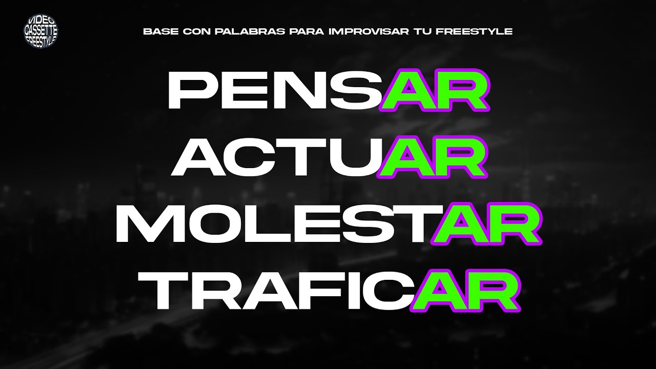 🔥🎤 BASE DE RAP CON PALABRAS - BEAT CON LETRA para IMPROVISAR FREESTYLE ...