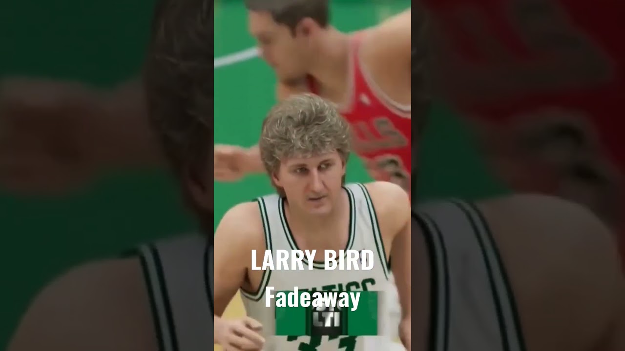 Larry Bird fades away on Scottie Pippen #Bird #pippen #larrybird # ...
