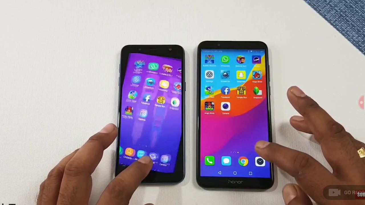 Speed test Samsung On6 vs Honor C7 - YouTube