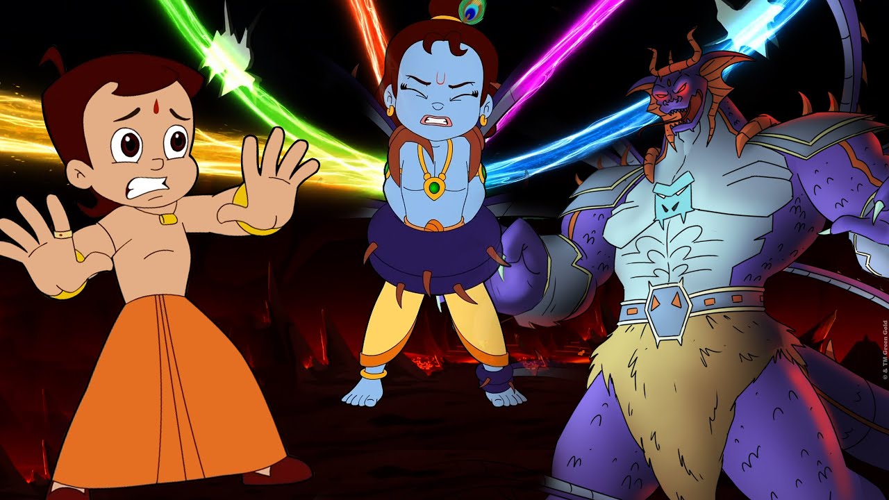 Chhota Bheem Vs Super Villains - Chapter 8 - Bhakshak hurts Krishna ...