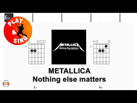 Metallica - Nothing Else Matters | Scrolling Guitar Chords & Lyrics