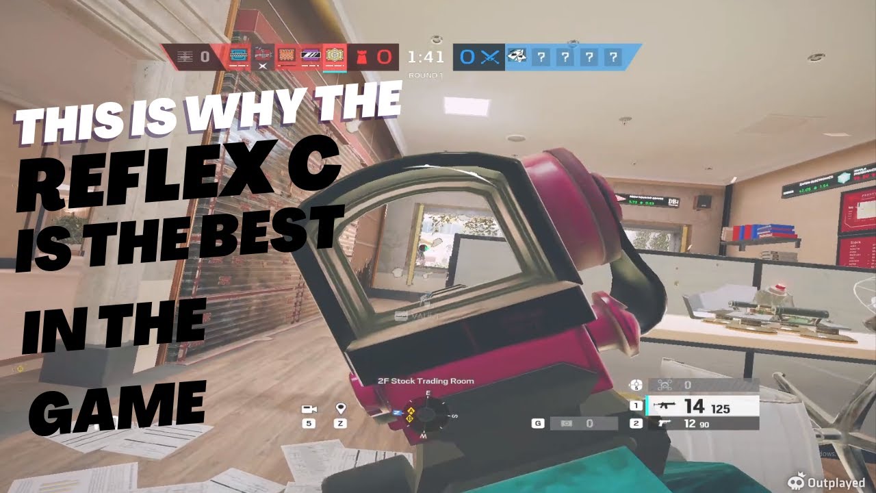 This is why the reflex C is the best sight in Rainbow Six Siege - YouTube