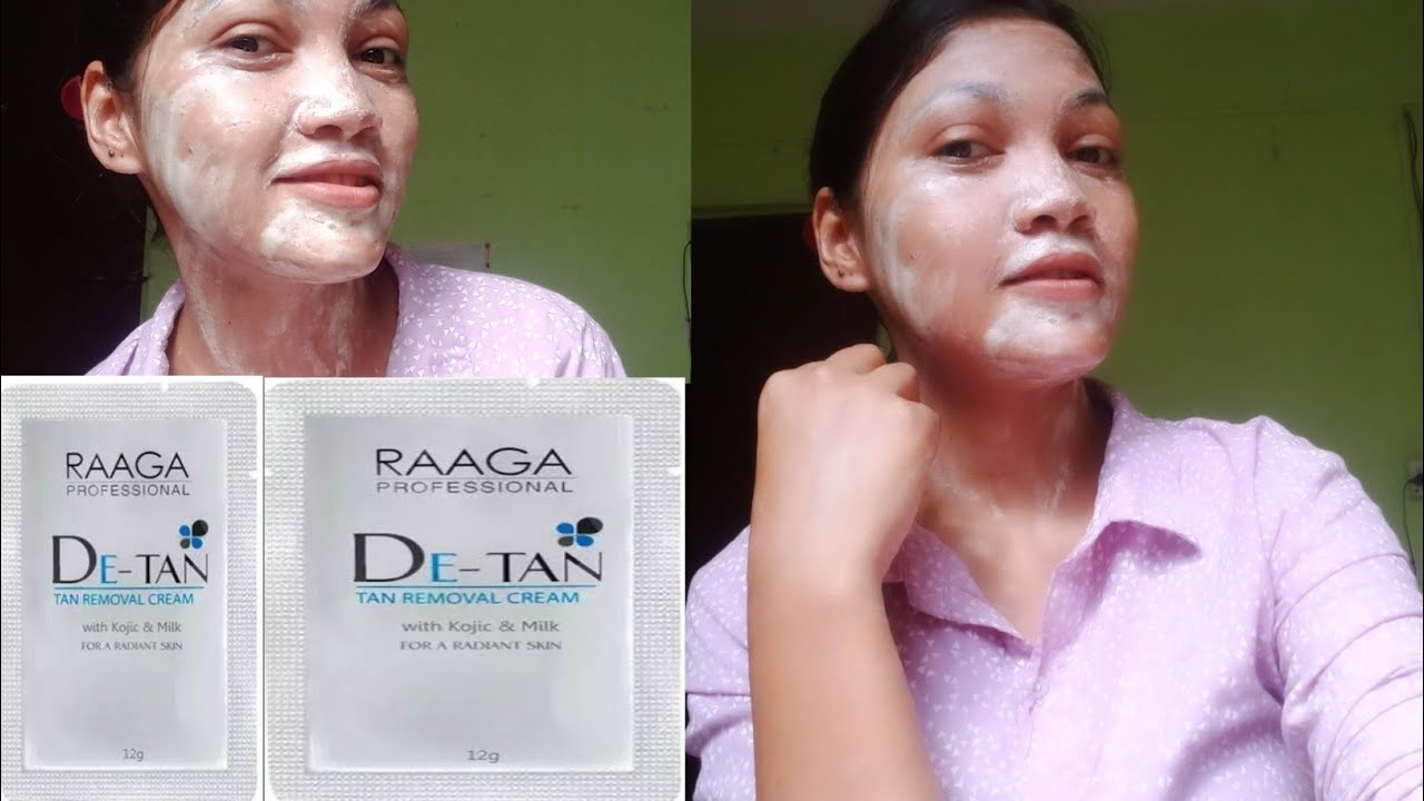 Raaga Professional D-tan Removal Cream || Salon Like D-tan @ Home ...