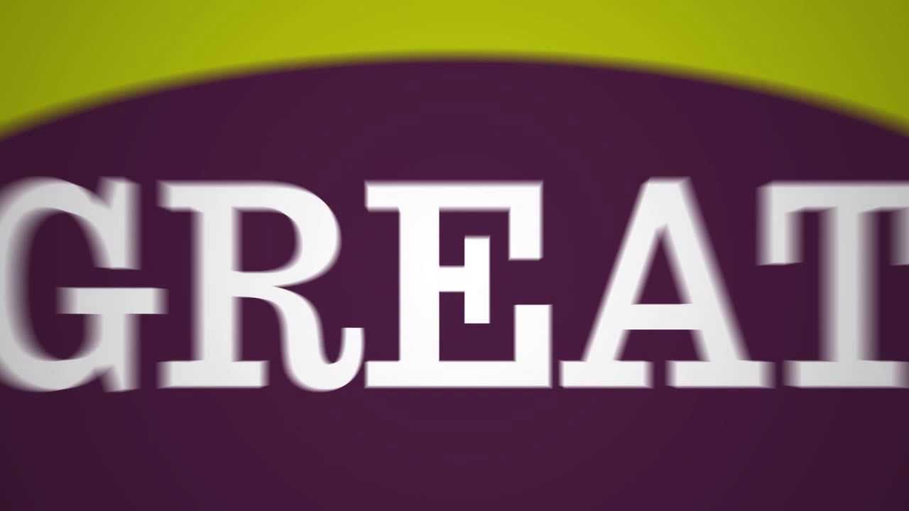 Great text animation for a presentation - YouTube