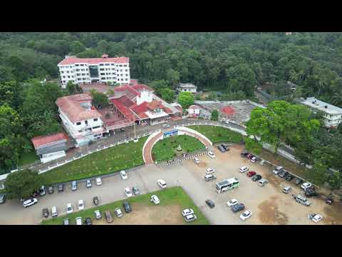 St. Alphonsa Shrine Church & Pilgrim Centre Bharananganam - aerial view ...