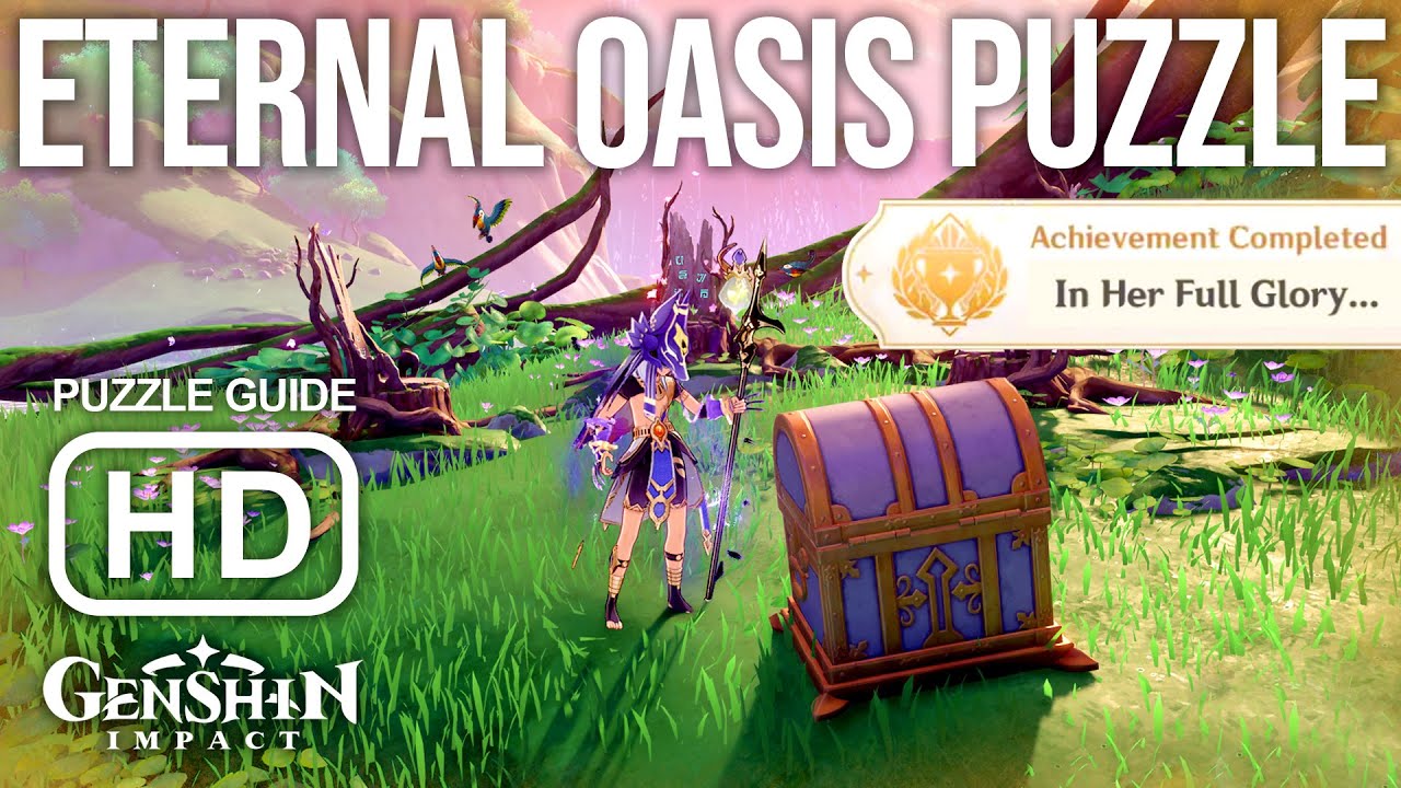 How to Solve Eternal Oasis Puzzle + Achievement with 7 Chests (Puzzle ...