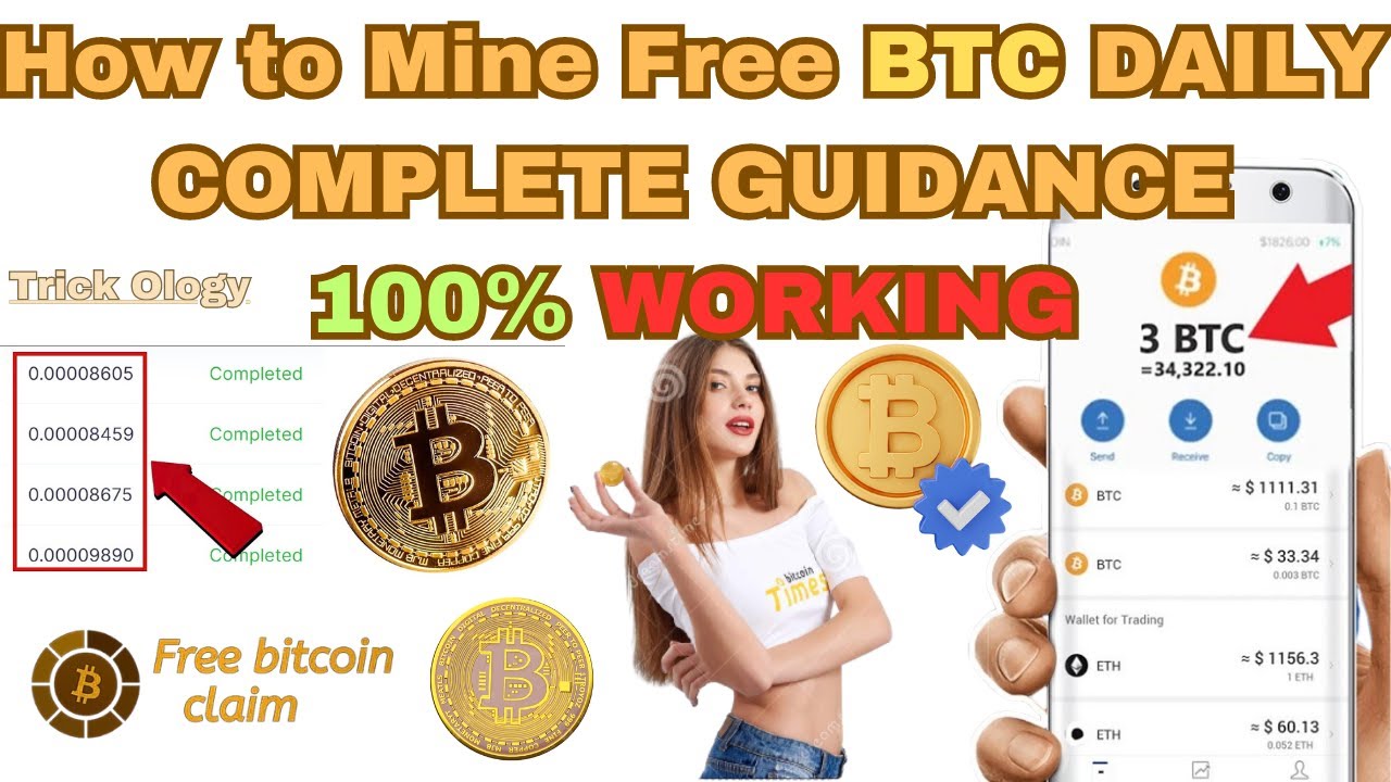Mine Free Bitcoin Daily | free bitcoin mining |Mine BTC REAL - YouTube