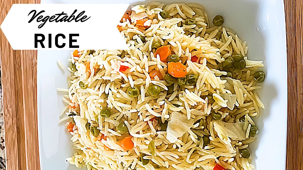 Vegetable rice 🇭🇹 How to make vegetable rice the Haitian way - YouTube