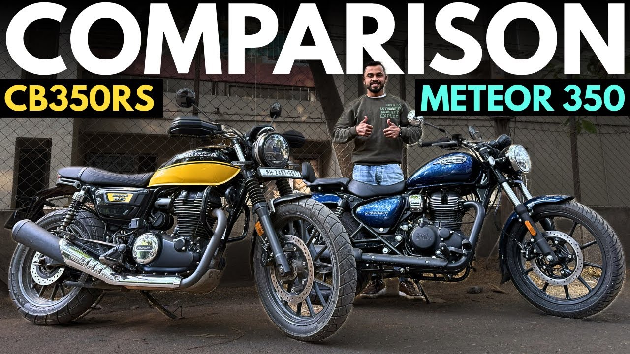 Royal Enfield Meteor 350 vs Honda CB350RS | Full Detailed Comparison ...
