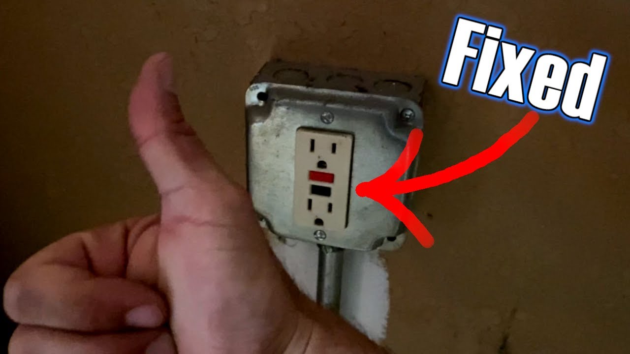Electrical Service | GFCI Troubleshoot and Fix, Tripped Breaker - YouTube