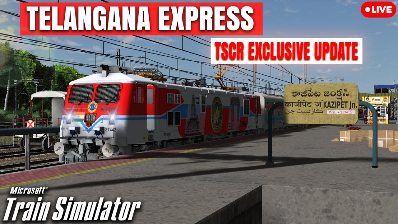 KAZIPET UPDATE - TSCR ROUTE | 12723 HYDERABAD - NEW DELHI TELANGANA ...