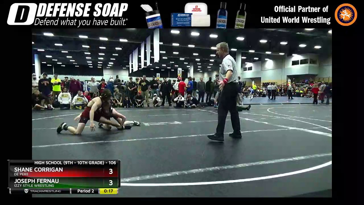 High School (9th - 10th Grade) 106 Shane Corrigan De Pere Vs Joseph ...