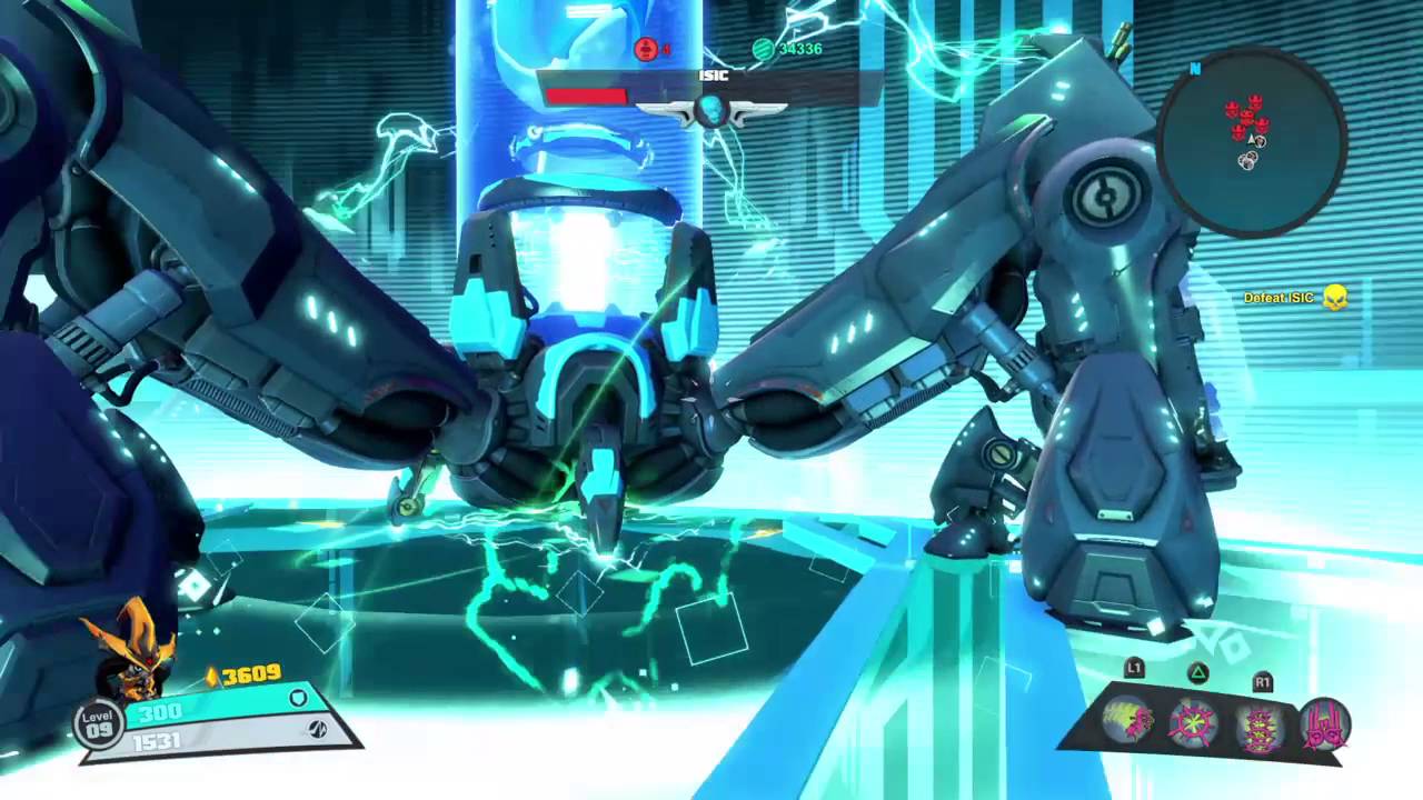 Battleborn Open Beta - Isic Defender Boss Fight - YouTube