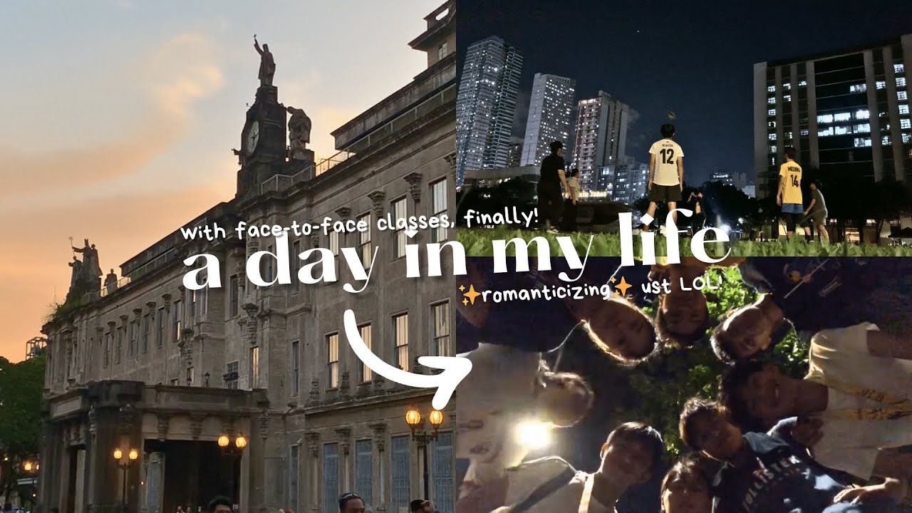 ust vlogs 🐯 | fun-filled day of in-person classes, playing in the field ...