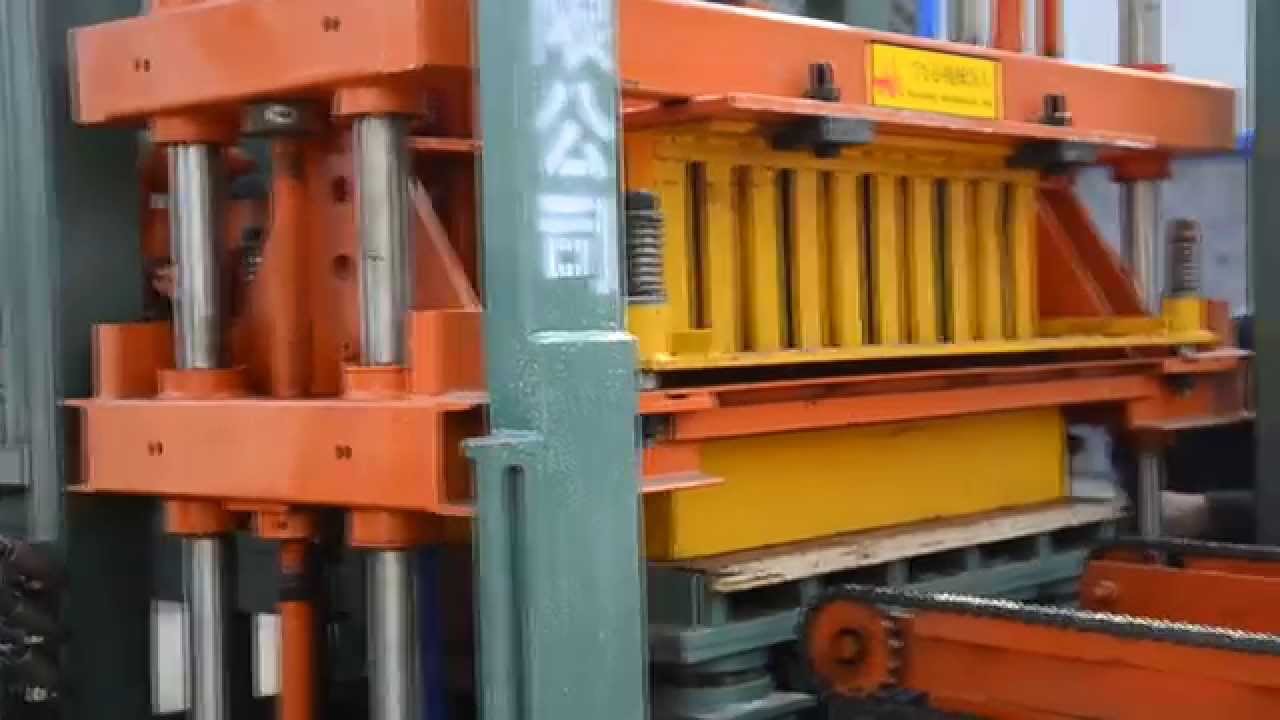 13 QT4-20 autoamtic hydraulic concrete press machine for cement blocks ...