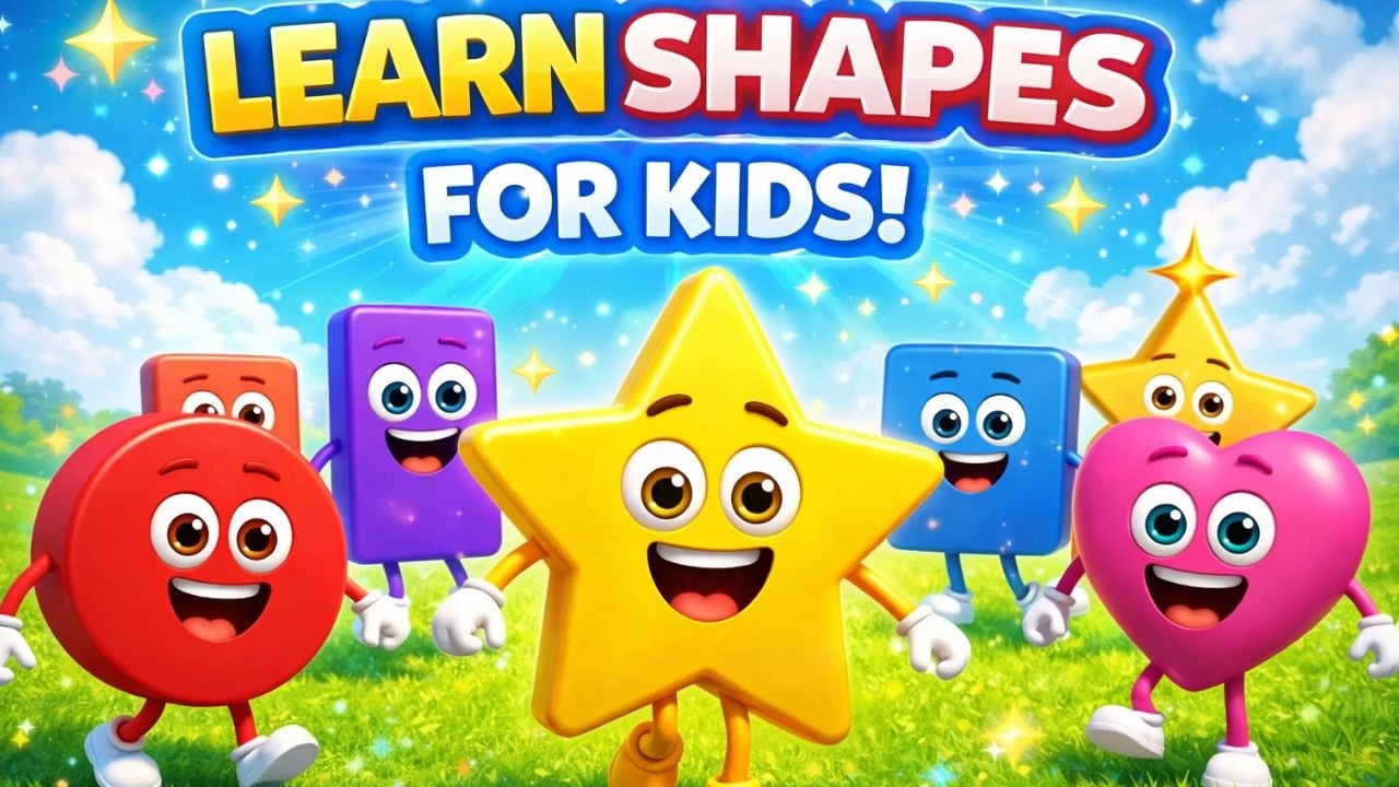 Learn Shapes for Kids Compilation | Fun Shapes Learning Video for ...